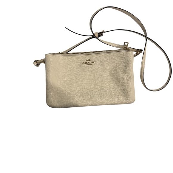 Coach | Bags | Coach Cream Crossbody Bag With Classic Design | Poshmark